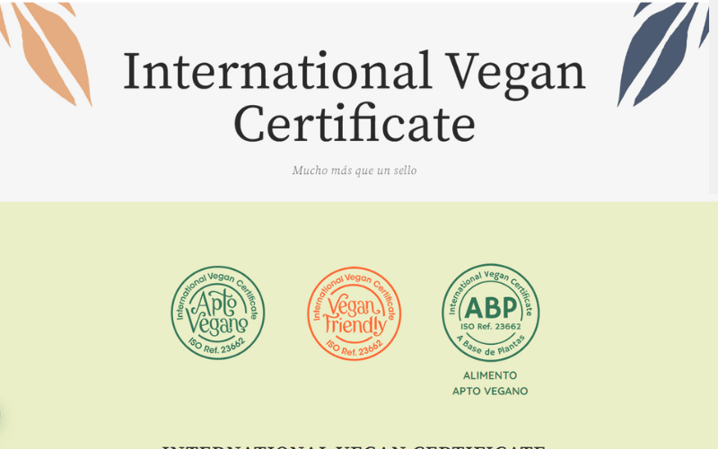 International Vegan Certificate | Feria Vegana